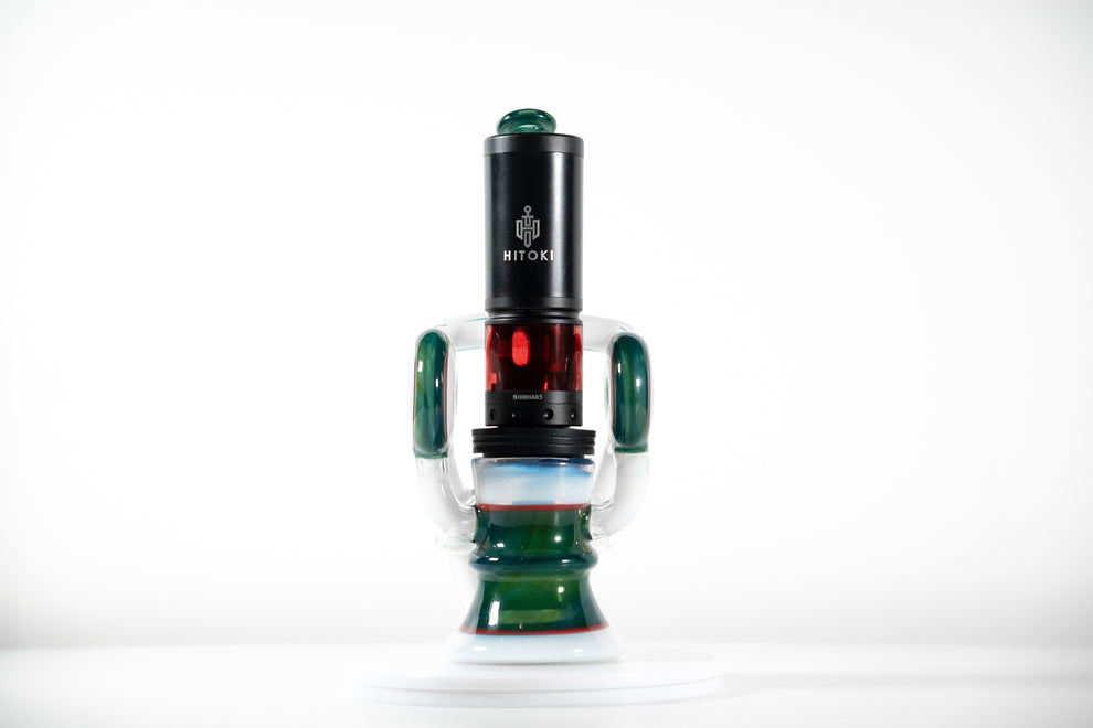 Knuckles Glass Saber Laser Glass Art: Emerald Green – Hitoki